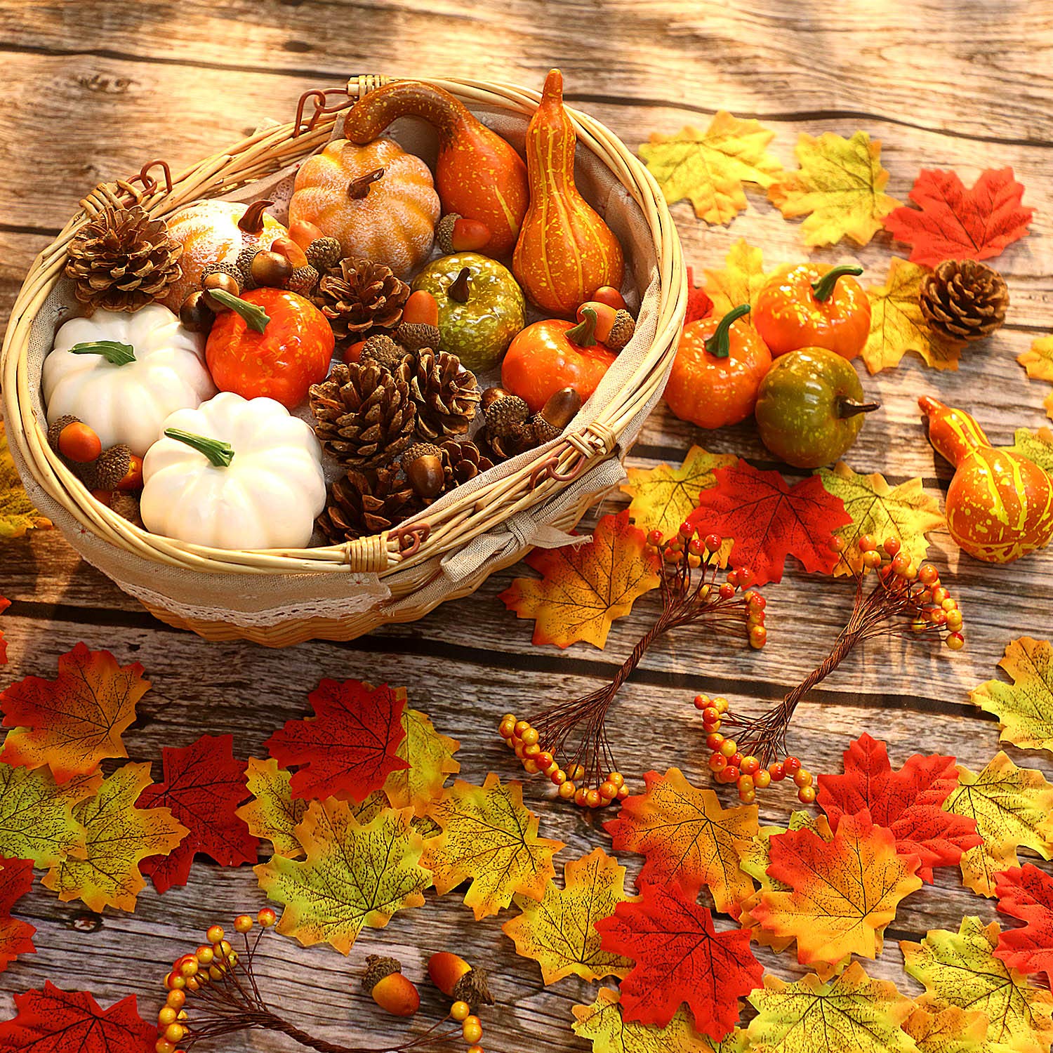 Artificial Pumpkins And Gourds