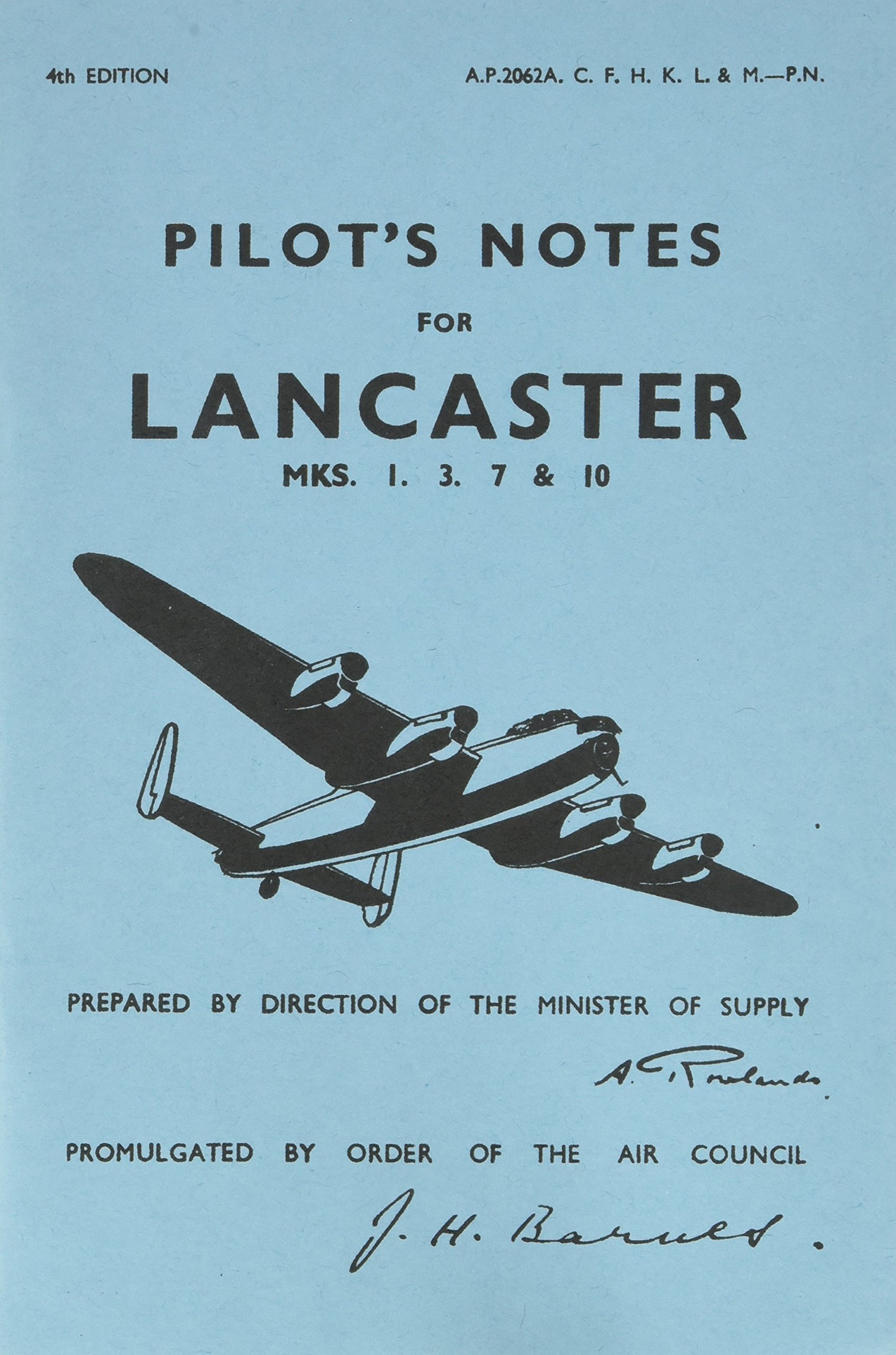 Battle Of Britain Memorial Flight Trilogy Pilot's Notes: Air Ministry ...