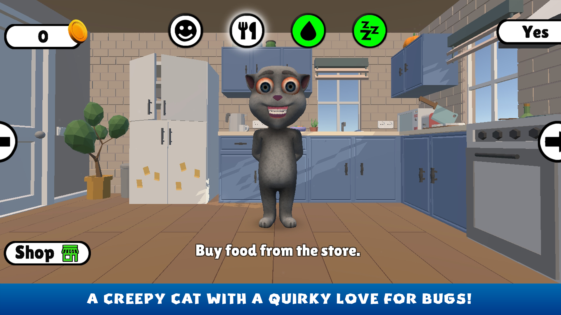 Creepy Cat Talks: Bug Muncher - App on Amazon Appstore