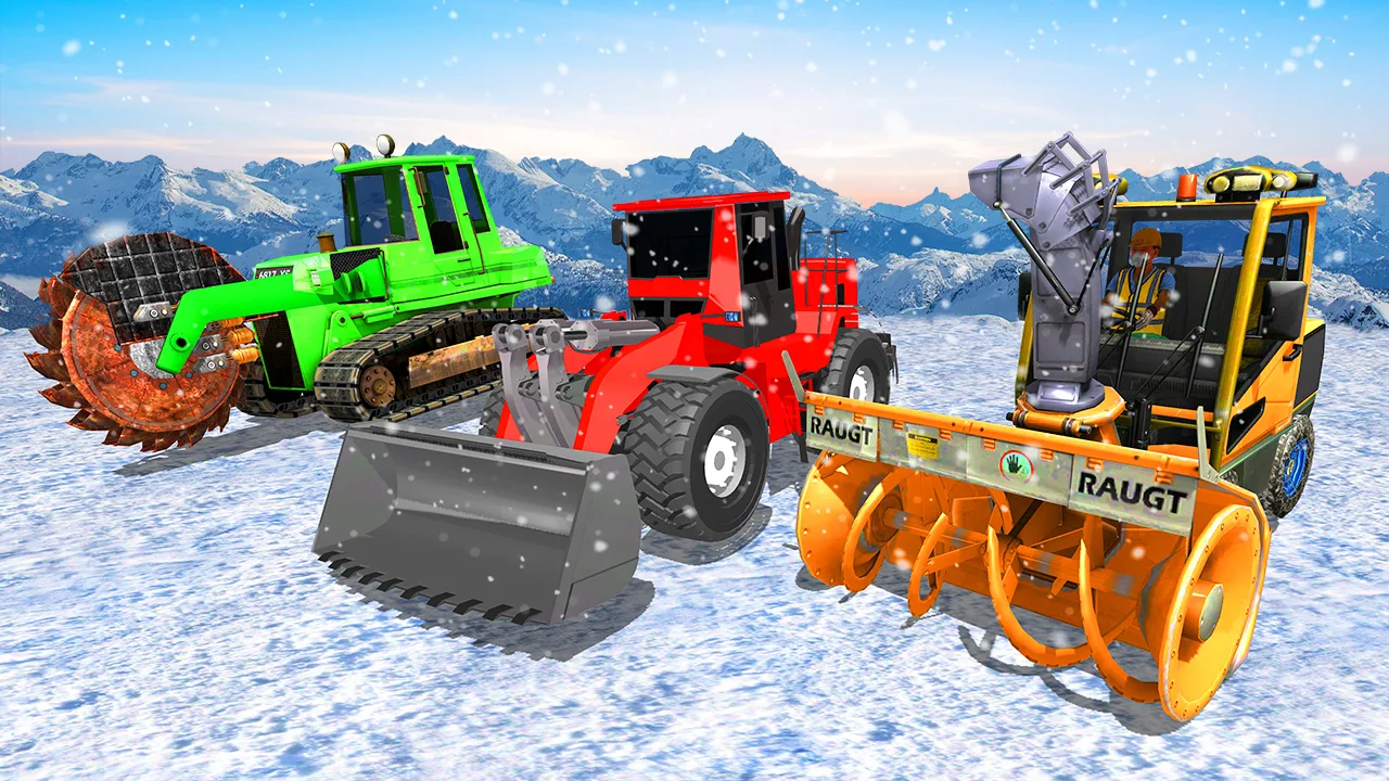 Snow Plow Truck Simulator Heavy Excavator Construction 3d - App on ...