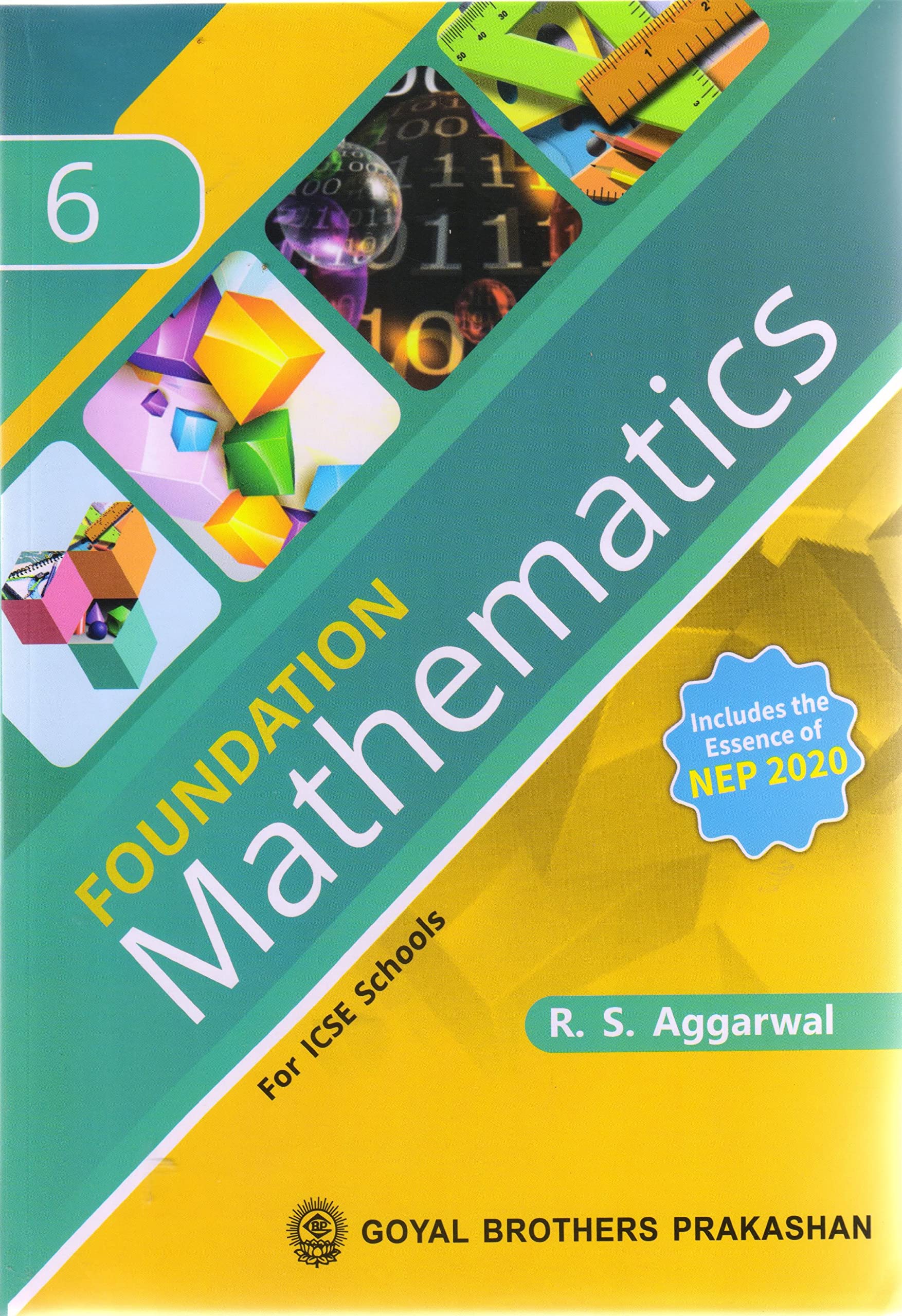 Foundation Mathematics For ICSE Schools 6 2021-22 : R.S Aggarwal ...
