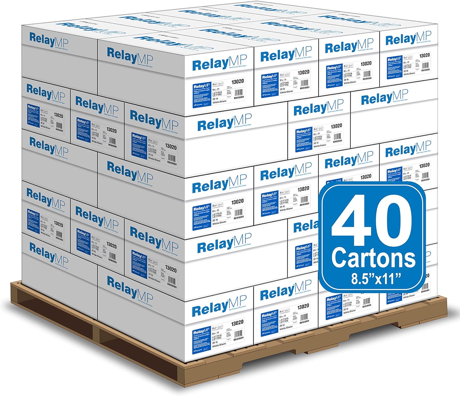 Buy Relay MP, Multipurpose Copy Paper, 20lb, 8.5 x 11, 92 Bright - 1 ...