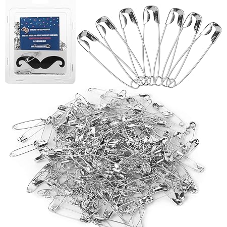 Amazon.com: Mr. Pen Silver Safety Pins, 2.1 Inches, Pack of 200