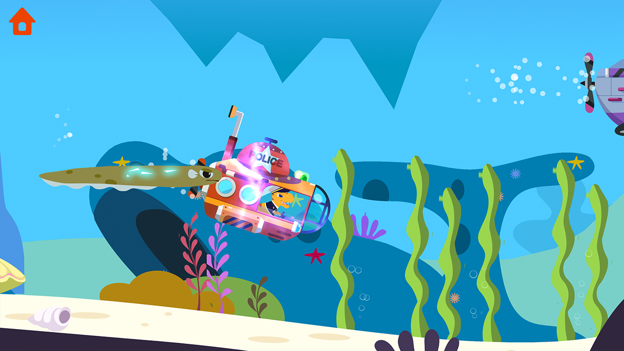 Dinosaur Police Car - Driving Games for kids - App on Amazon Appstore