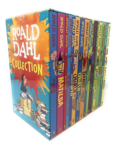 Roald Dahl Collection 16 Books Box Set: Amazon.co.uk: Roald Dahl ...
