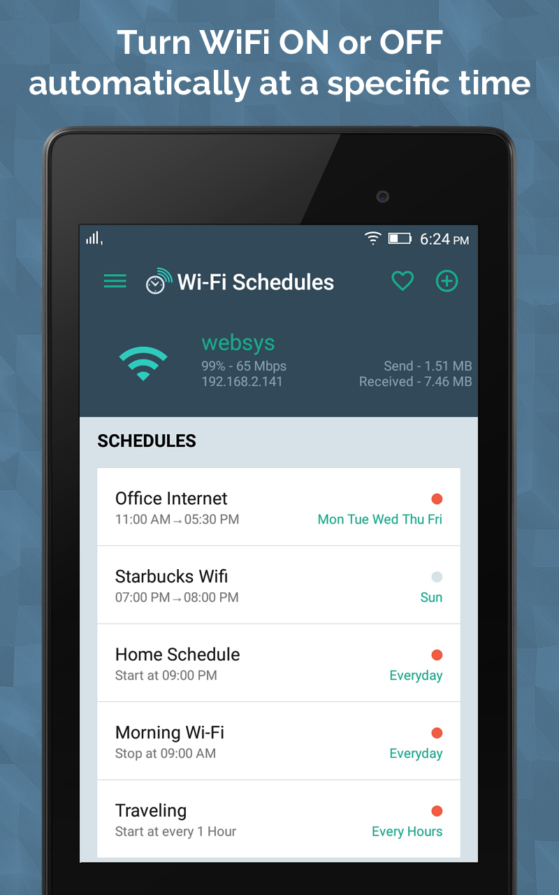 Wifi Timer - Auto Scheduler - App on Amazon Appstore