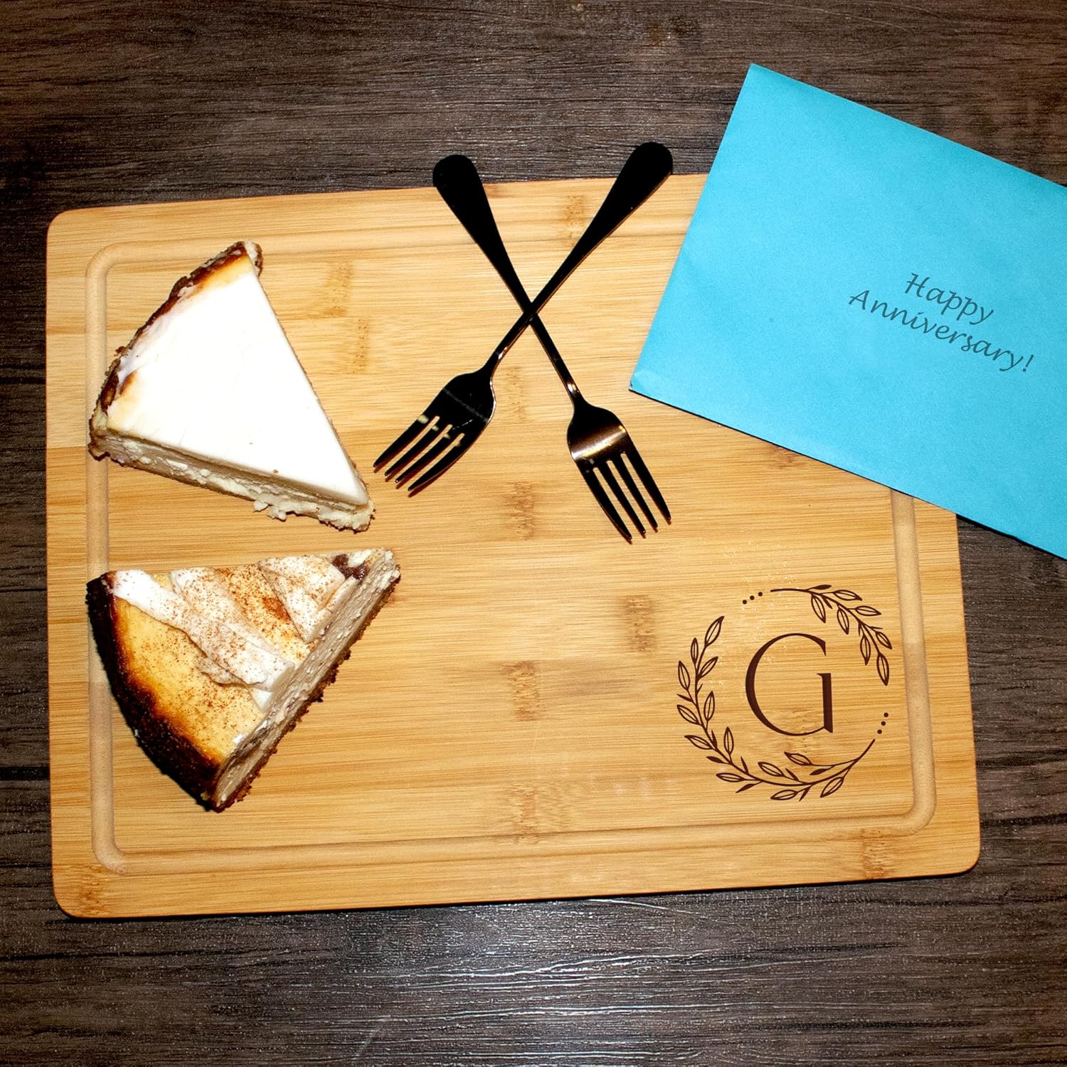 Amazon.com: Personalized Cutting Board, Monogrammed Bamboo Engraved ...