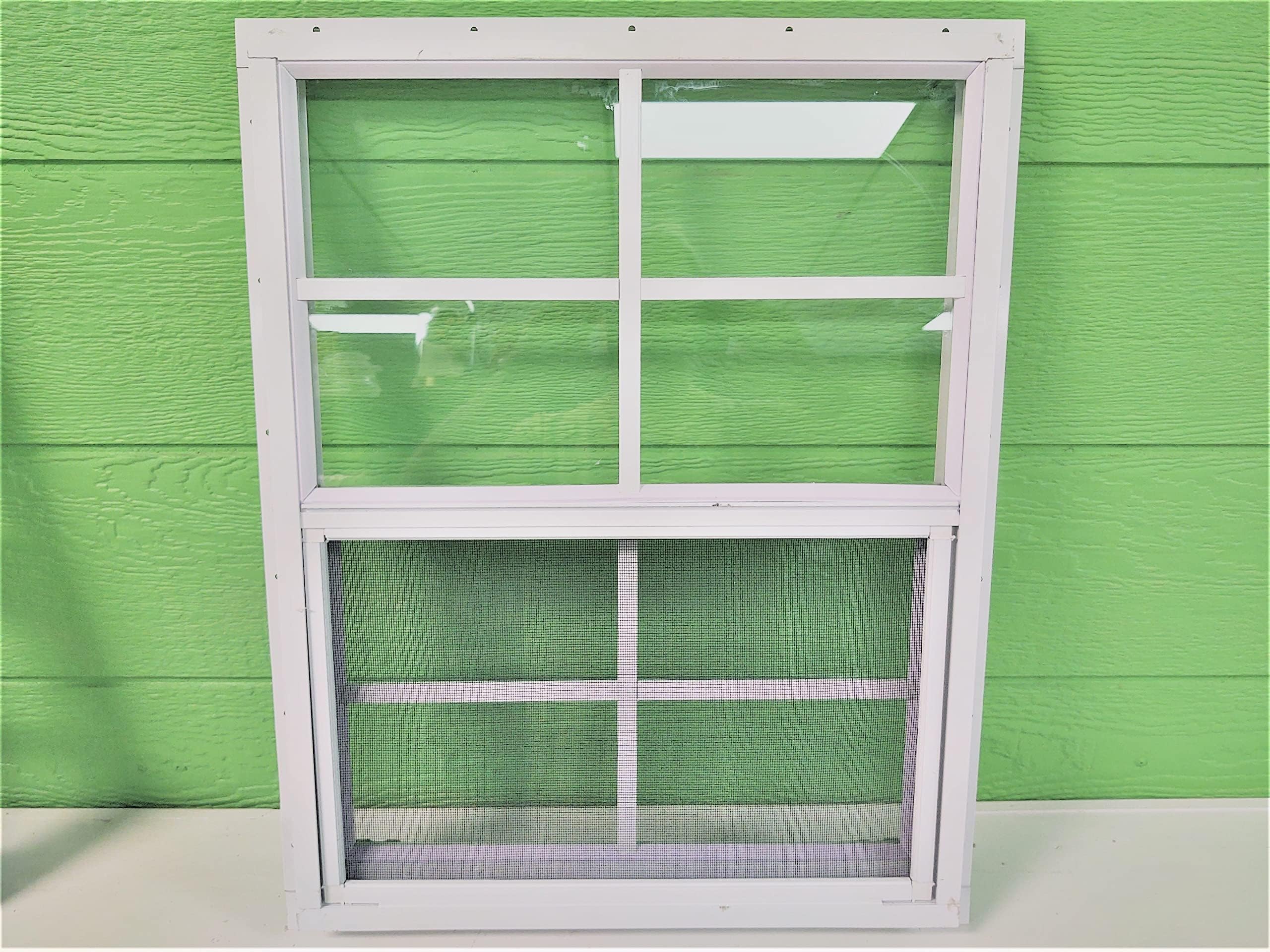 24 x 27 White Flush Mount Window, Great for Sheds, Playhouses, Barns ...