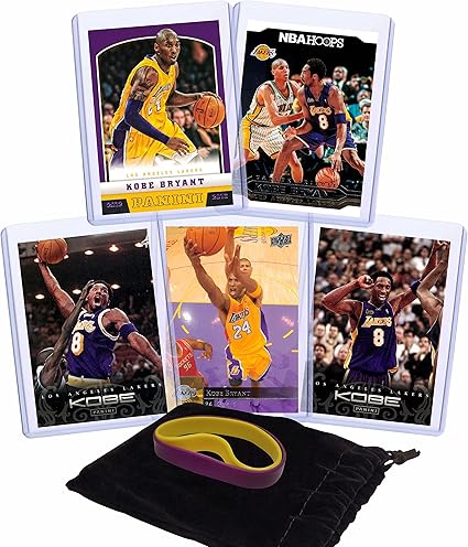 Amazon.com: Kobe Bryant (5) Assorted Basketball Cards Bundle - Los ...