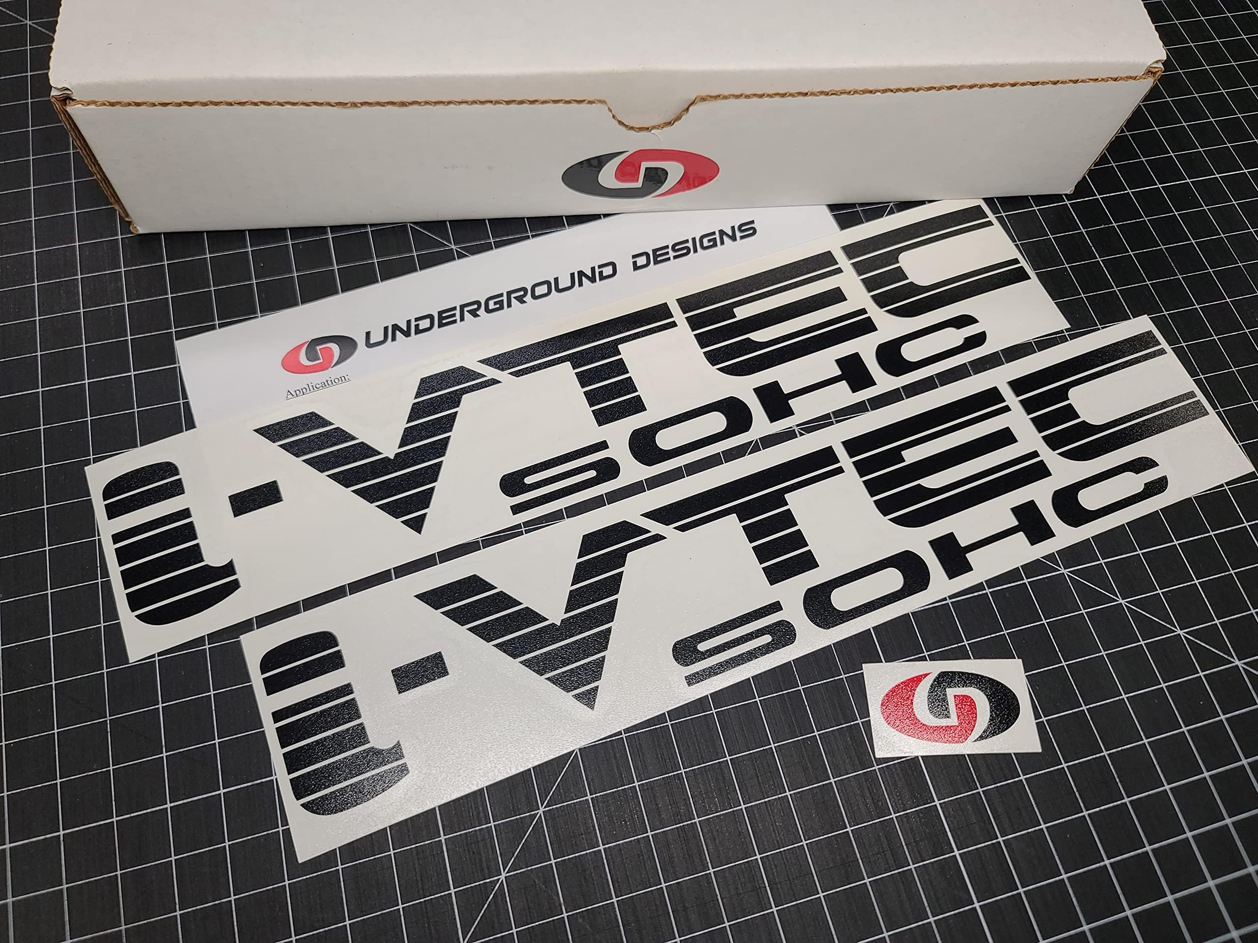Amazon.com - I-VTEC Decals Fat Blinds (2-Pack) Racing Engine Stickers ...