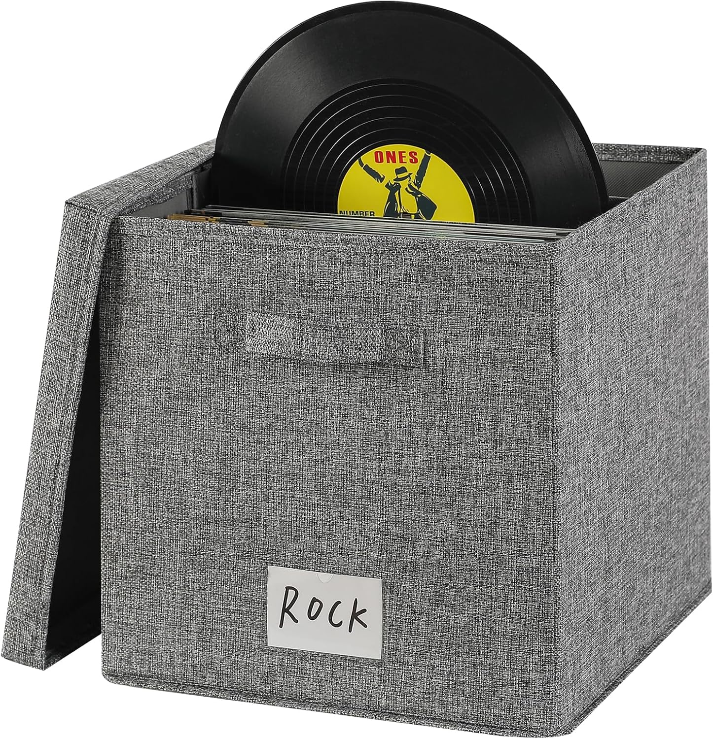 Amazon.com: DYWMM 13-Inch Vinyl Record Storage with Divider, Album ...