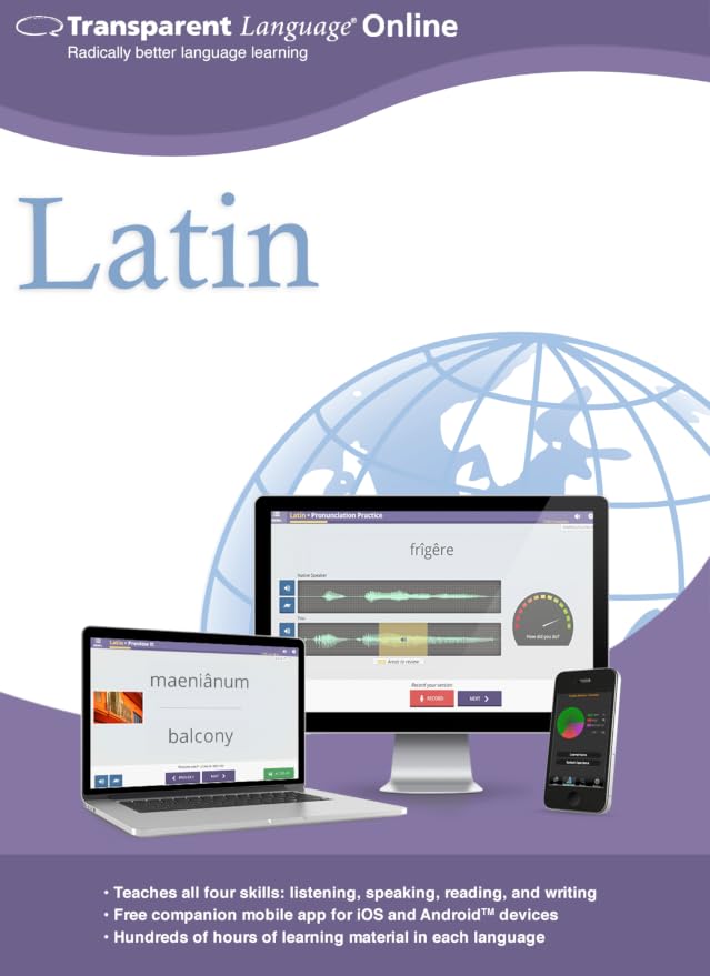 Amazon.com: Transparent Language Online - Latin - 12 Month Subscription ...