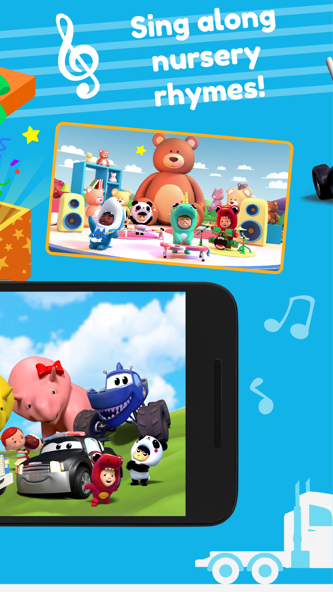 Kids Flix TV: watch video clips for kids, play fun educational games ...