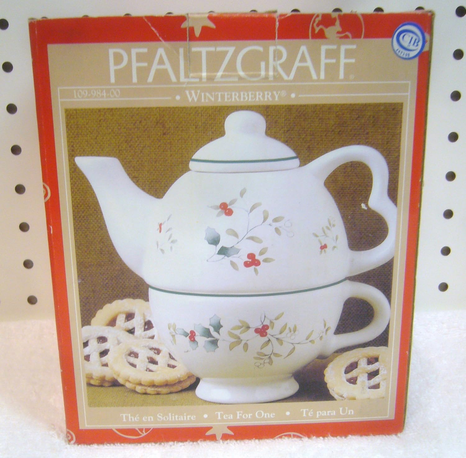 Amazon.com | Tea for One Set Pfaltzgraff Winterberry: Teapots: Teapots