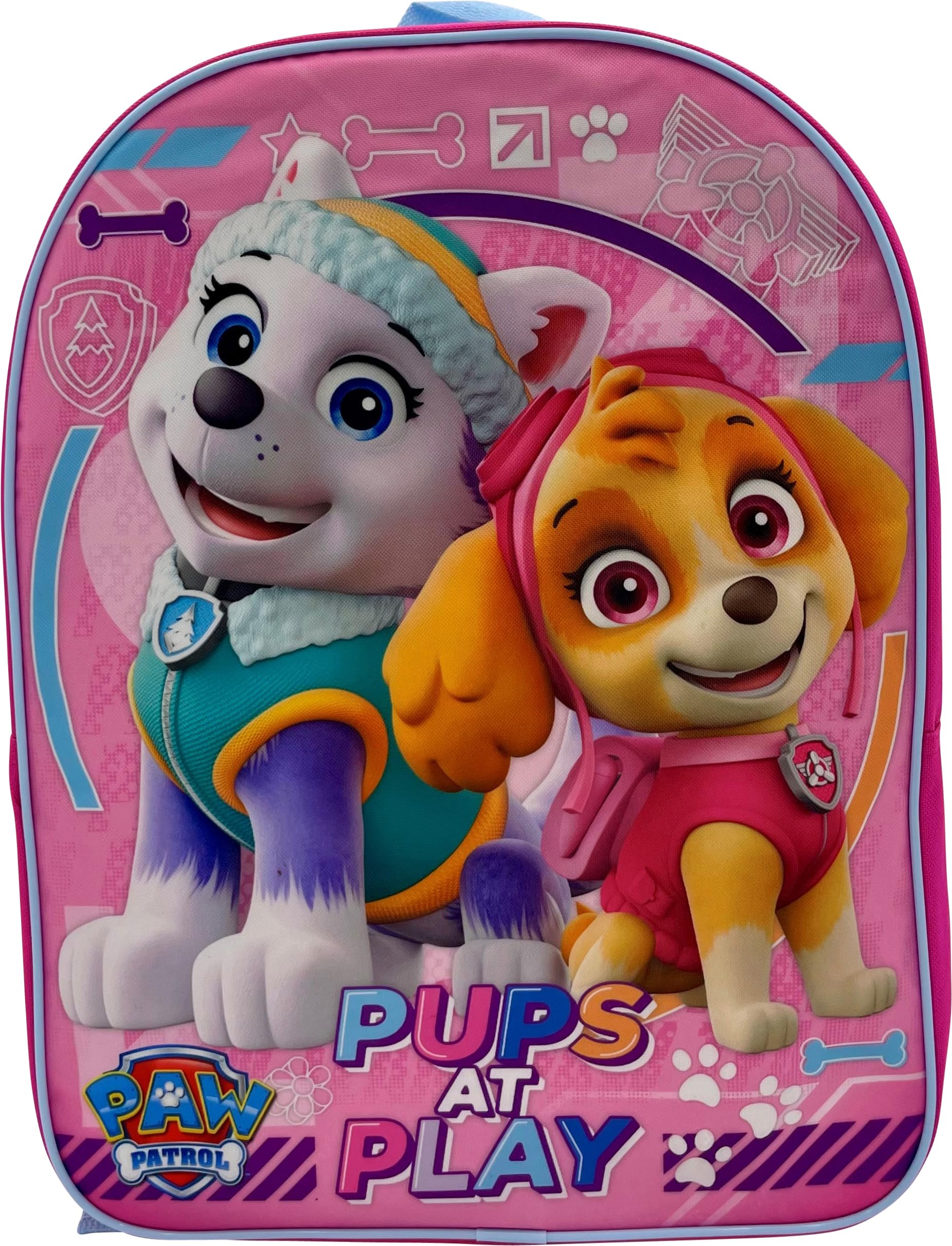 Amazon.com | Ruz Paw Patrol Kid's Licensed 15 Inch School Bag Backpack ...