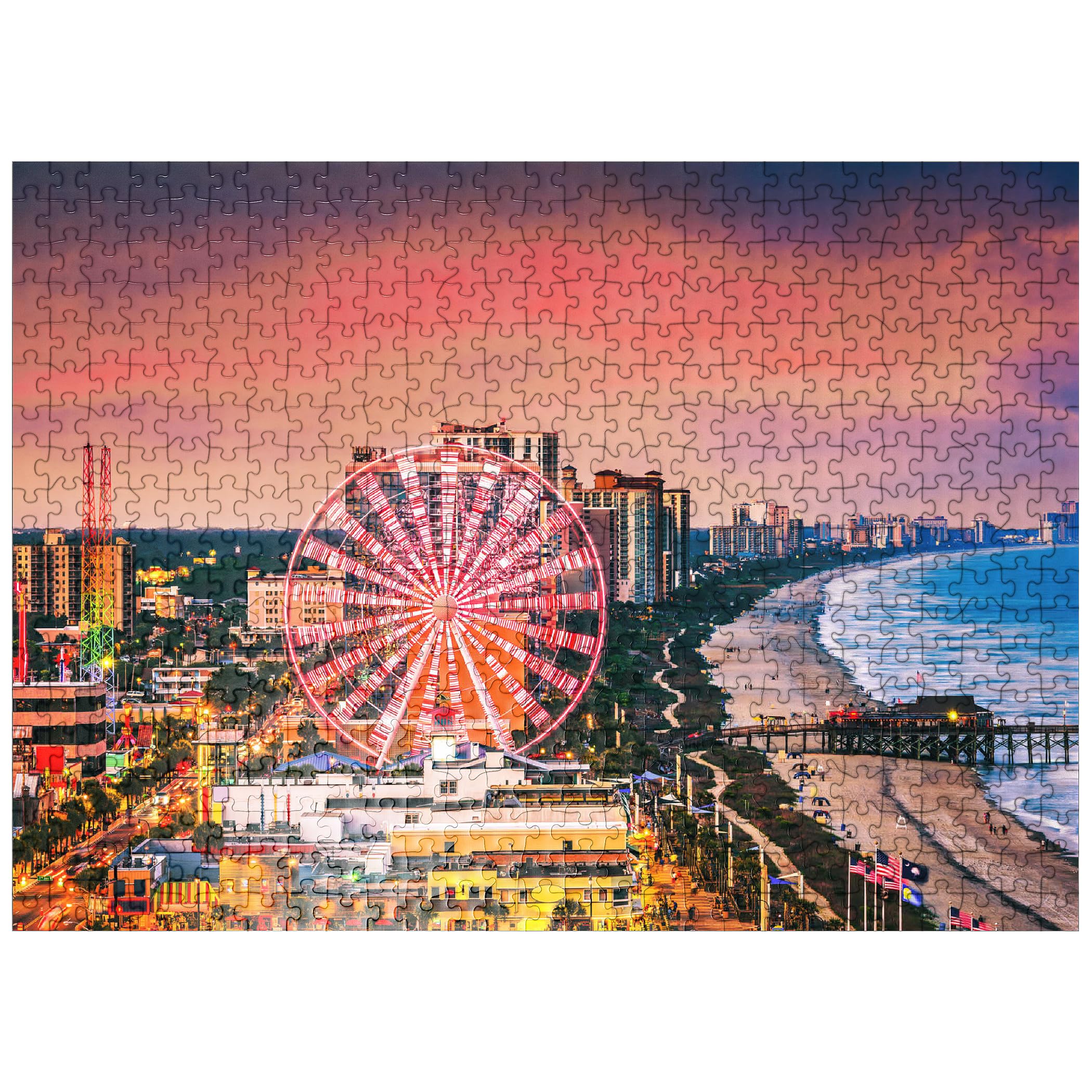 Amazon.com: MyPuzzle Myrtle Beach, South Carolina, USA - Premium 500 ...