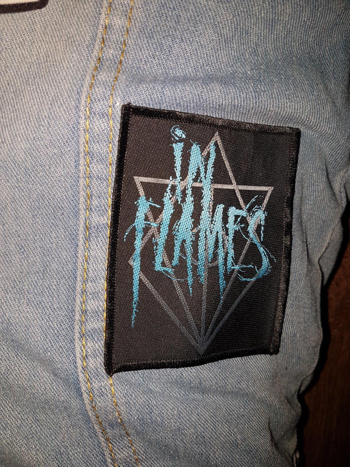In Flames Aufnäher Blue Logo Patch Patch - Gewebt & Lizenziert ...