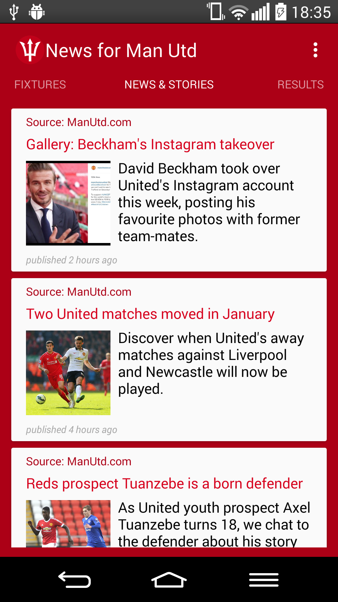 News for Man Utd - App on the Amazon Appstore