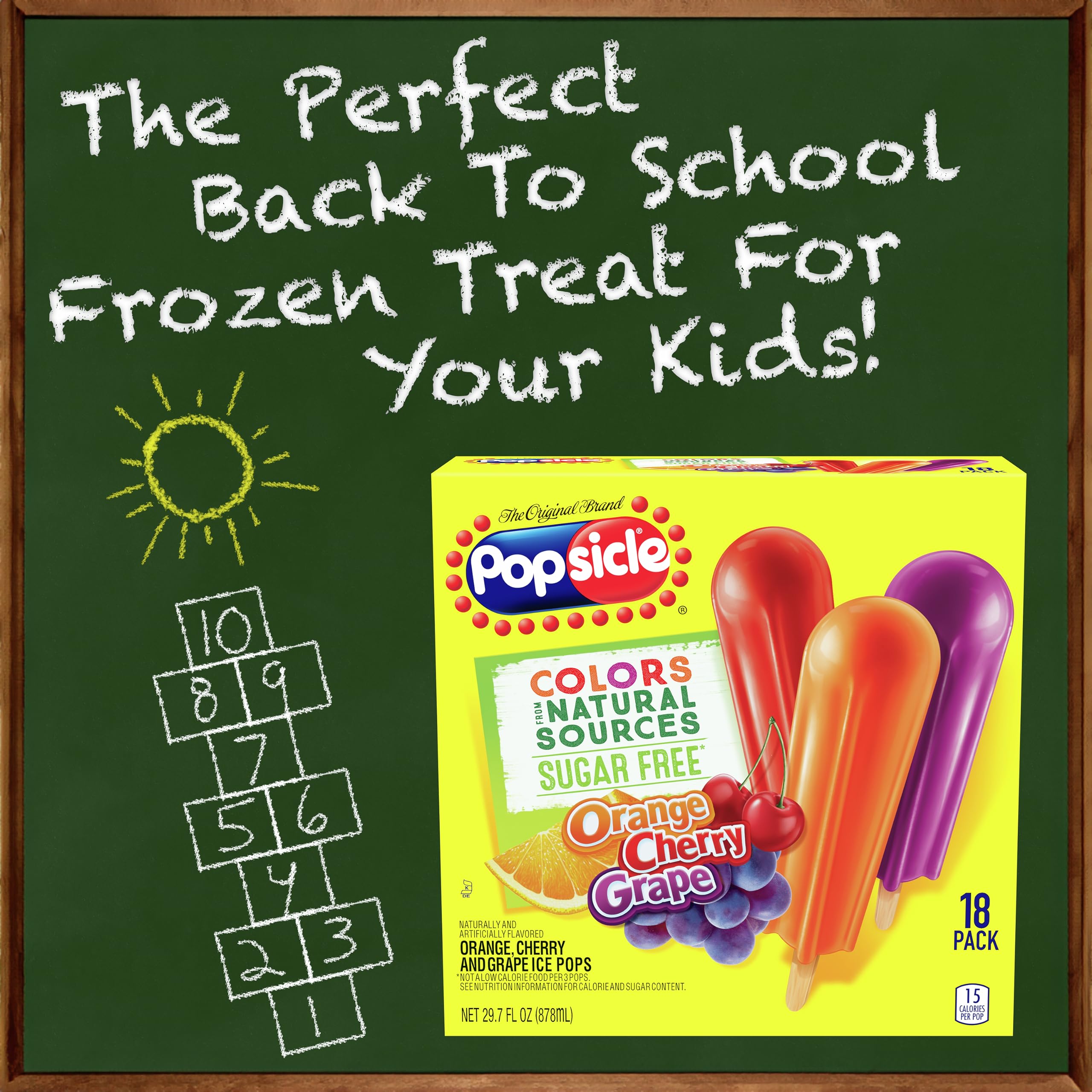 Orange Cherry Grape Popsicle Brand