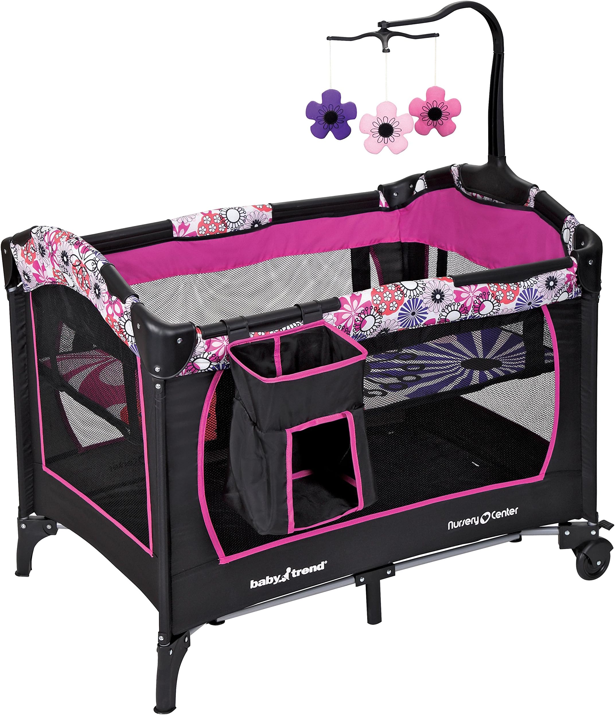 Amazon.com : Baby Trend Lil' Snooze Deluxe II Nursery Center, Twinkle ...
