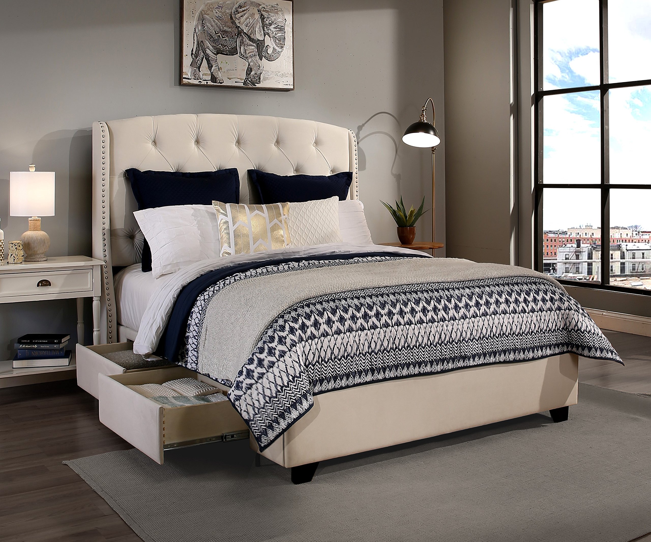 Republic Design House Audrey Storage Platform Bed, Queen | atelier-yuwa ...