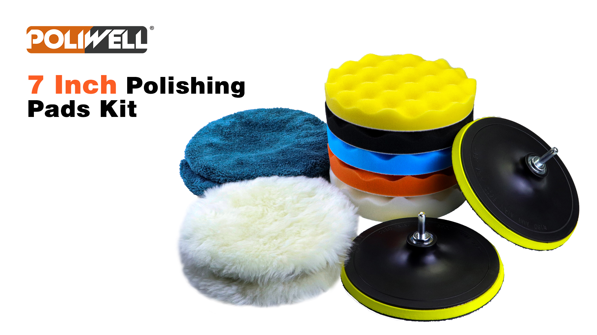 Watch Instructions for POLIWELL polishing pads kit on Amazon Live