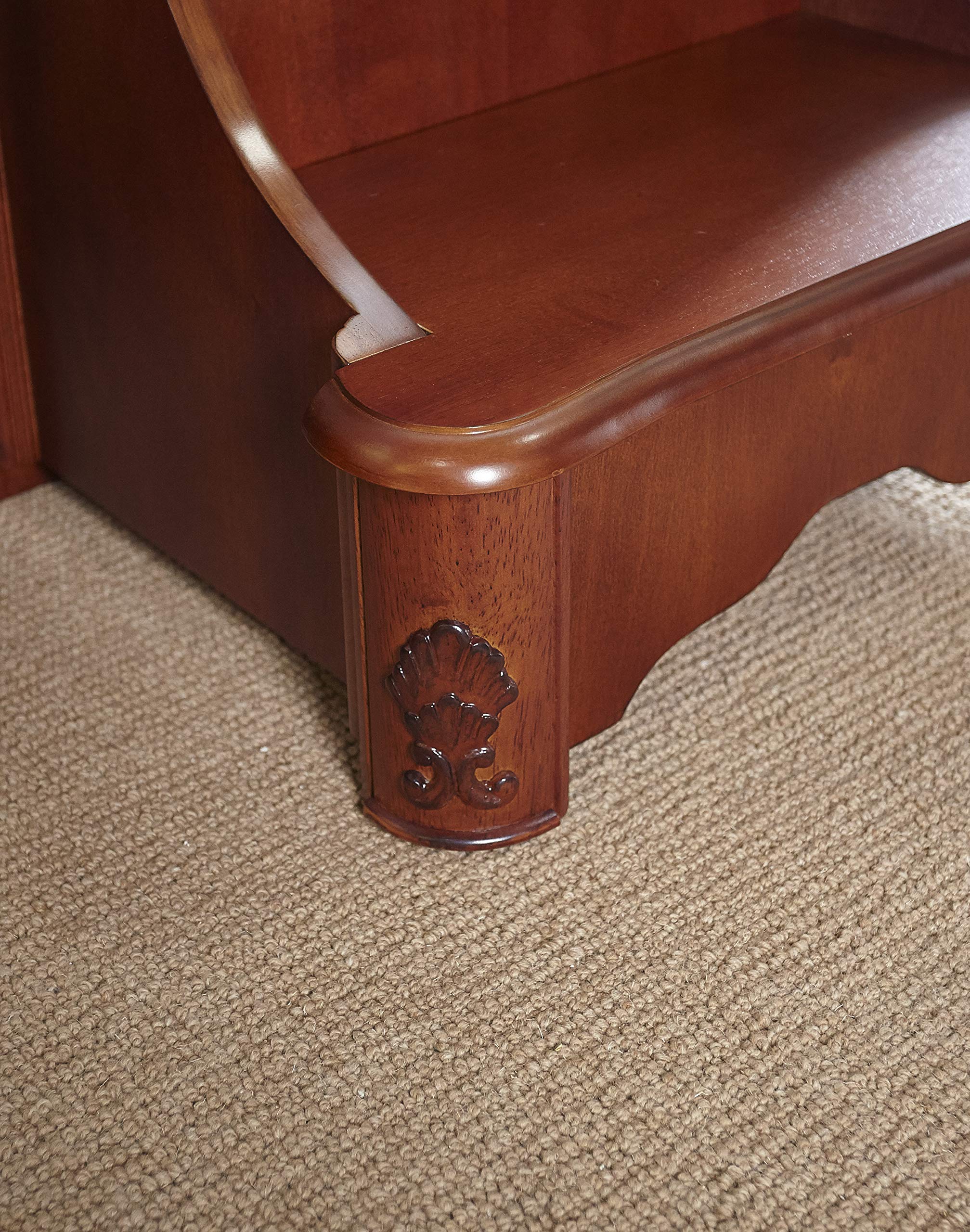 Powell Woodbury Mahogany Bed Step with Storage