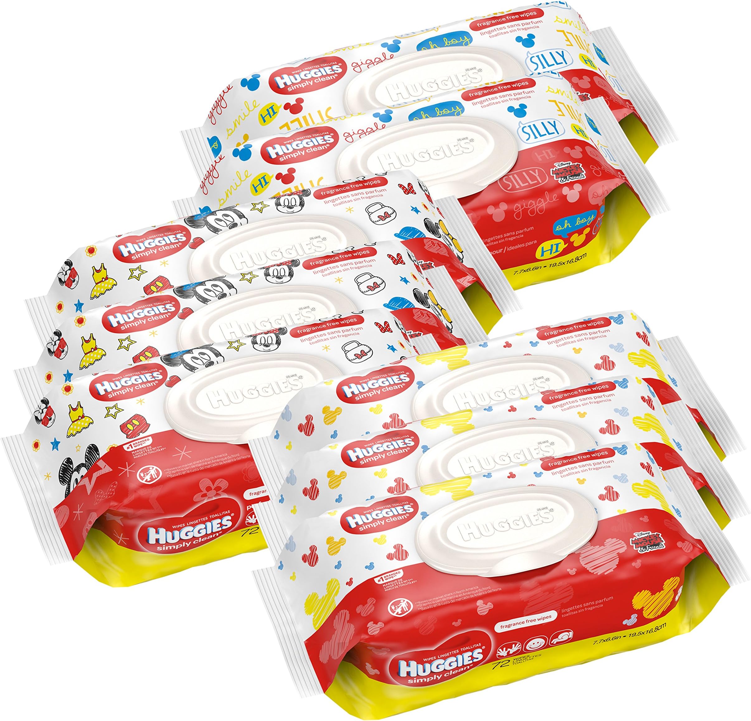 Amazon.com: Huggies 99% Pure Water Baby Wipes, Unscented, 9 flip-top ...
