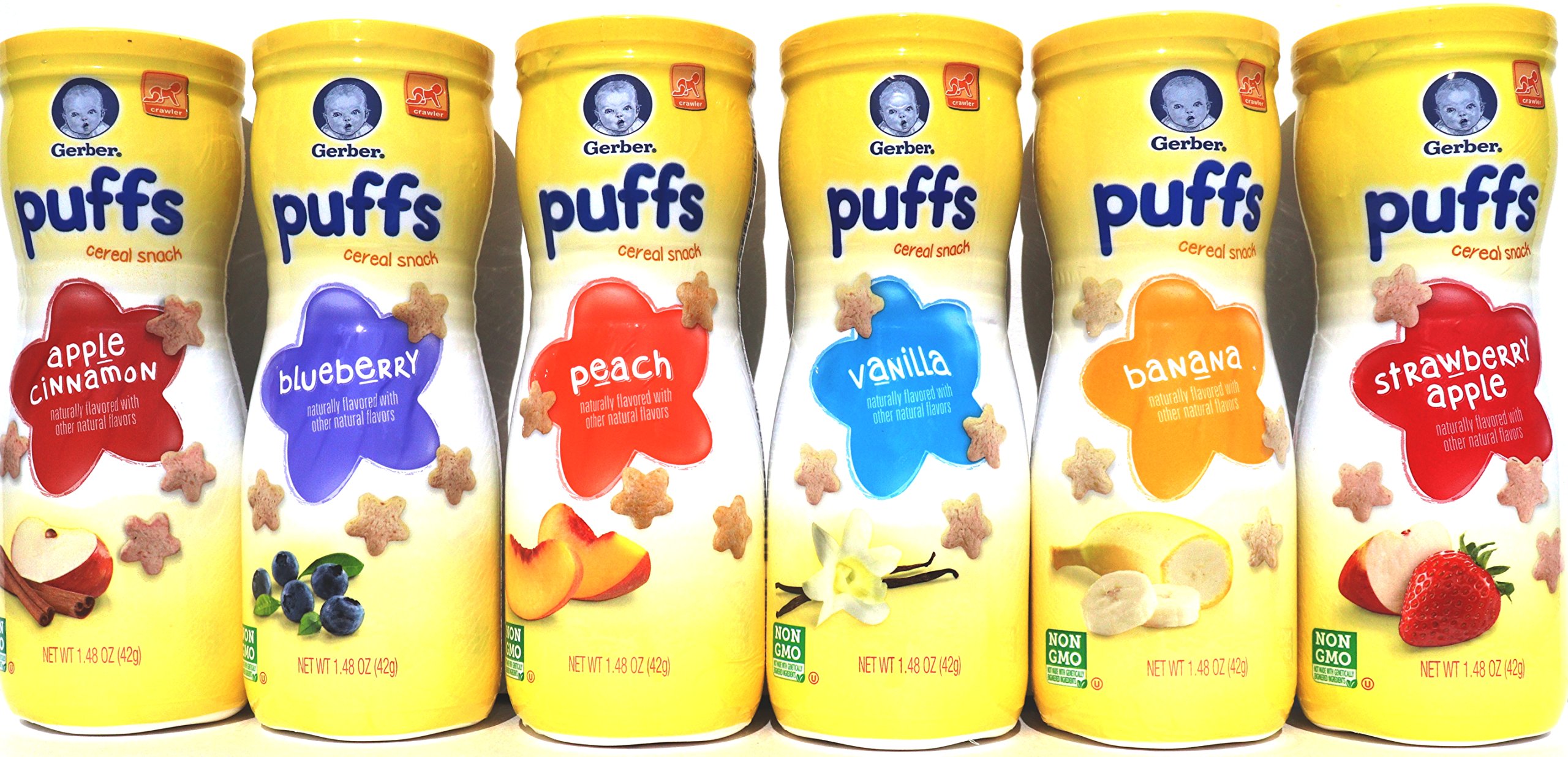 Gerber Graduates Puffs Cereal Snack Variety Pack at Walter Graves blog