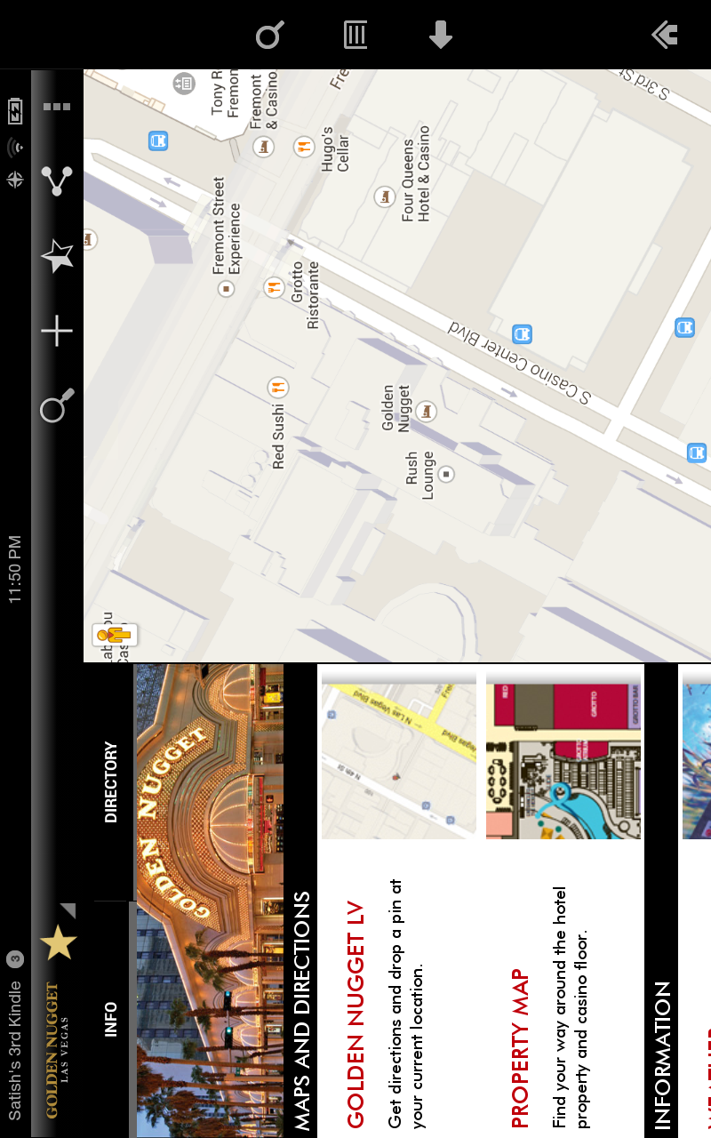 Golden Nugget Las Vegas Map