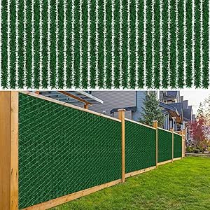 Amazon.com : Lyrow 82 Slats Chain Link Fence Privacy Slats for Outdoor ...