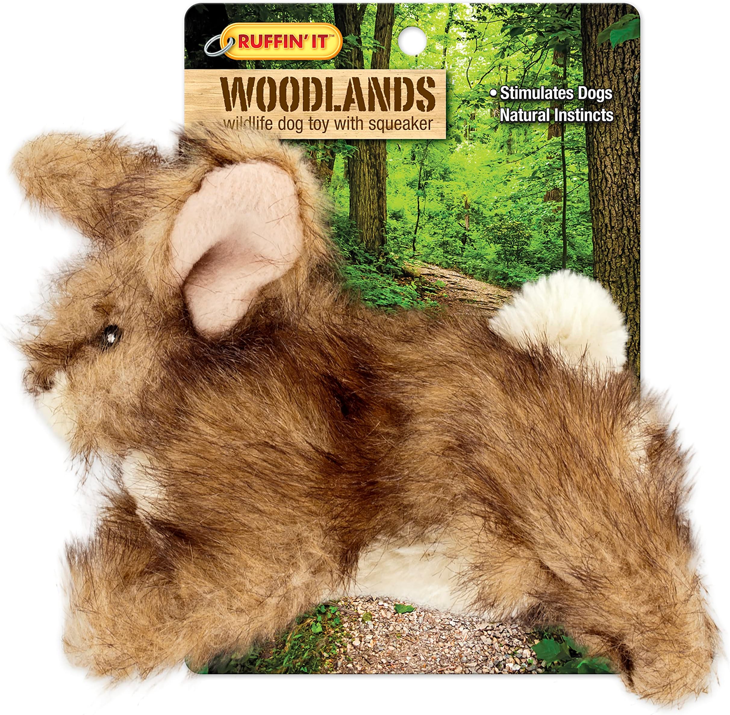 Pet Supplies : Pet Chew Toys : Pet Lou Colossal Rabbit 15 inch Plush ...