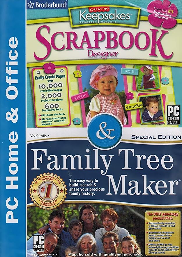 Amazon Scrapbook Designer Family Tree Maker By Broderbund Amazon Scrapbook Designer Family Tree Maker By Broderbund