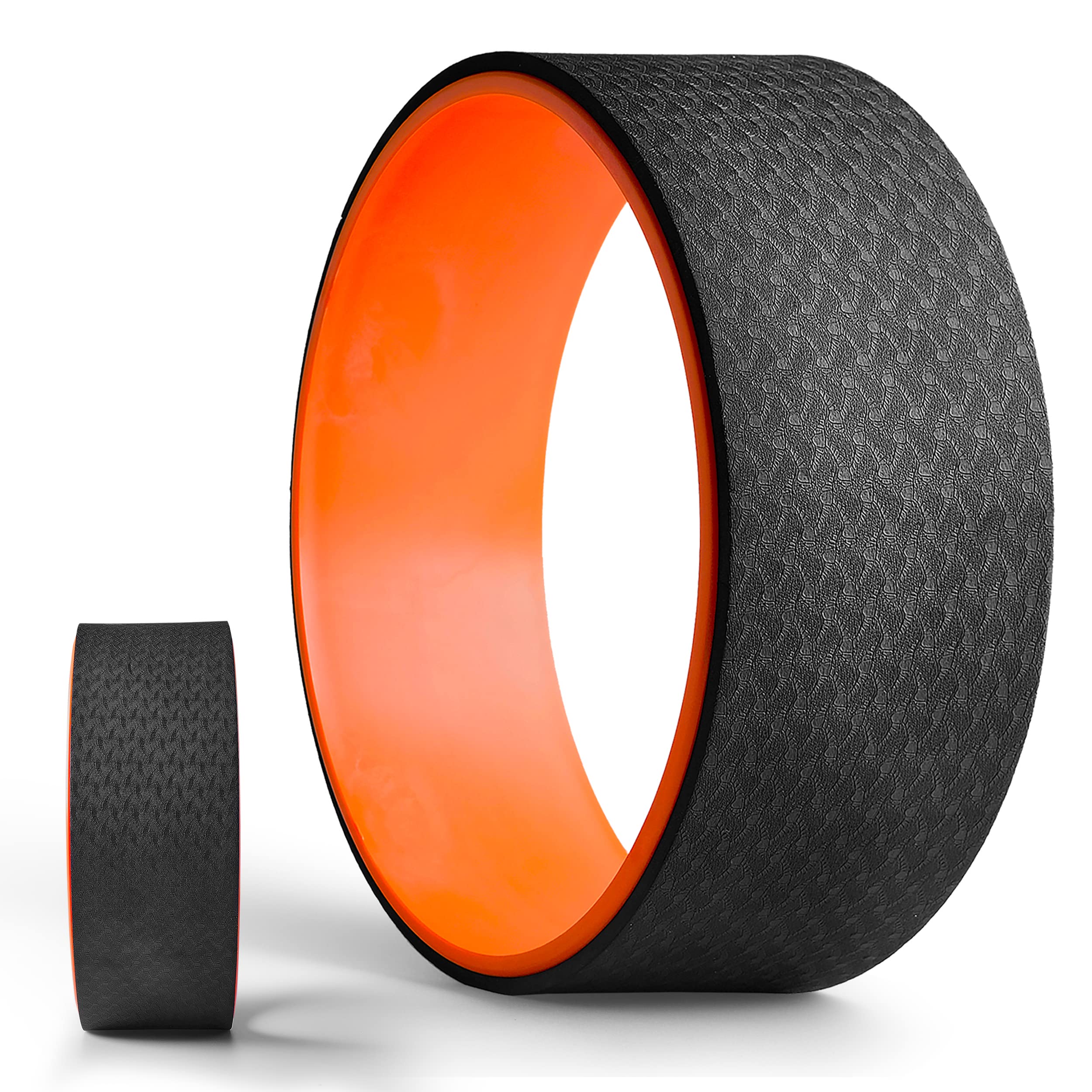 Amazon.com : SQUATZ Yoga Wheel Back Stretcher - Back Roller with Weight ...