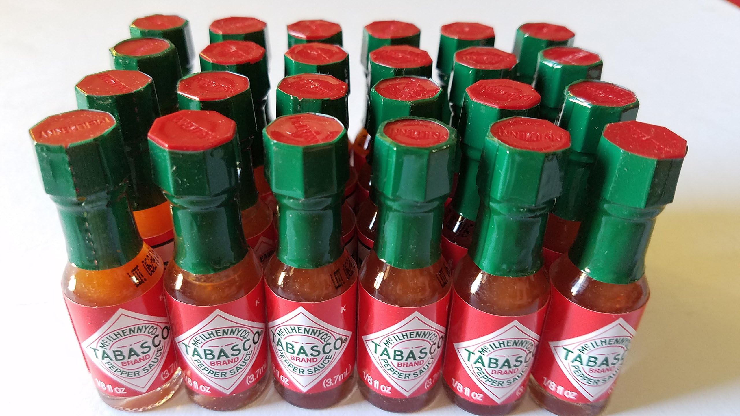 Amazon.com : Mini Tabasco Original Pepper Sauce Bottles 1/8 Oz. - Box ...