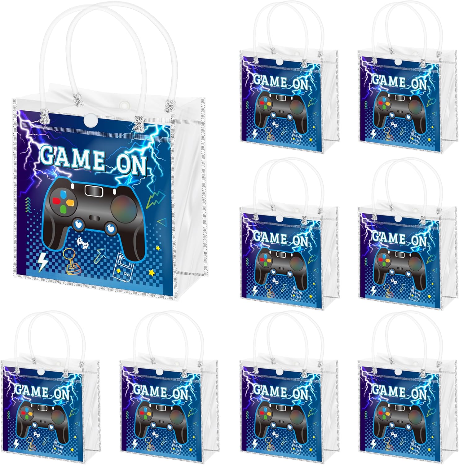 Amazon.com: Z1juce Gamer Goodie Bags - 24PCS Video Game Party Favor ...