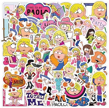 Amazon.com: 55pcs Lizzie McGuire Stickers Decals for Laptops Water ...