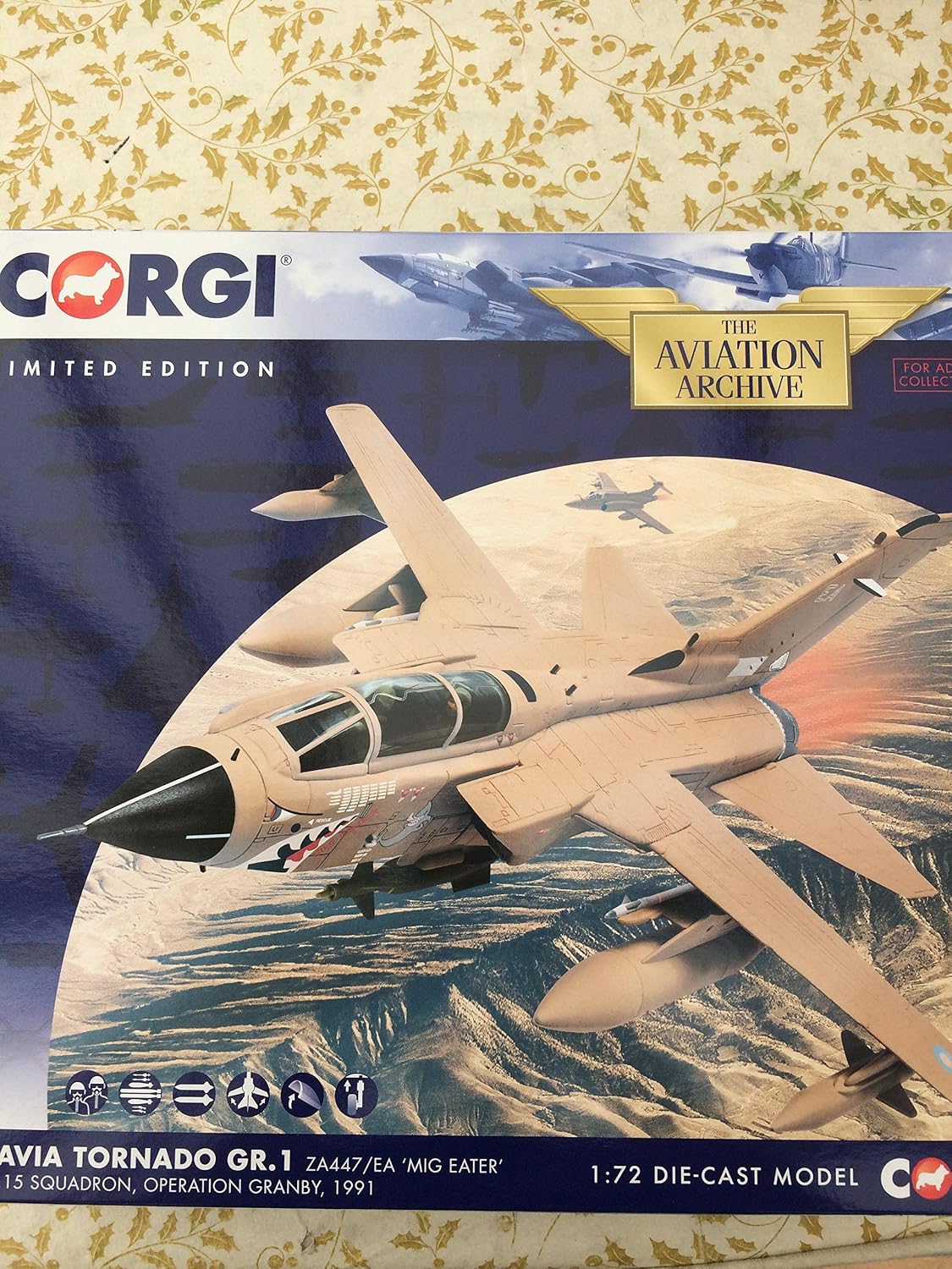 Corgi AA39806 Aircraft PANAVIA Tornado GR.1 ZA447/EA MiG Eater RAF No ...