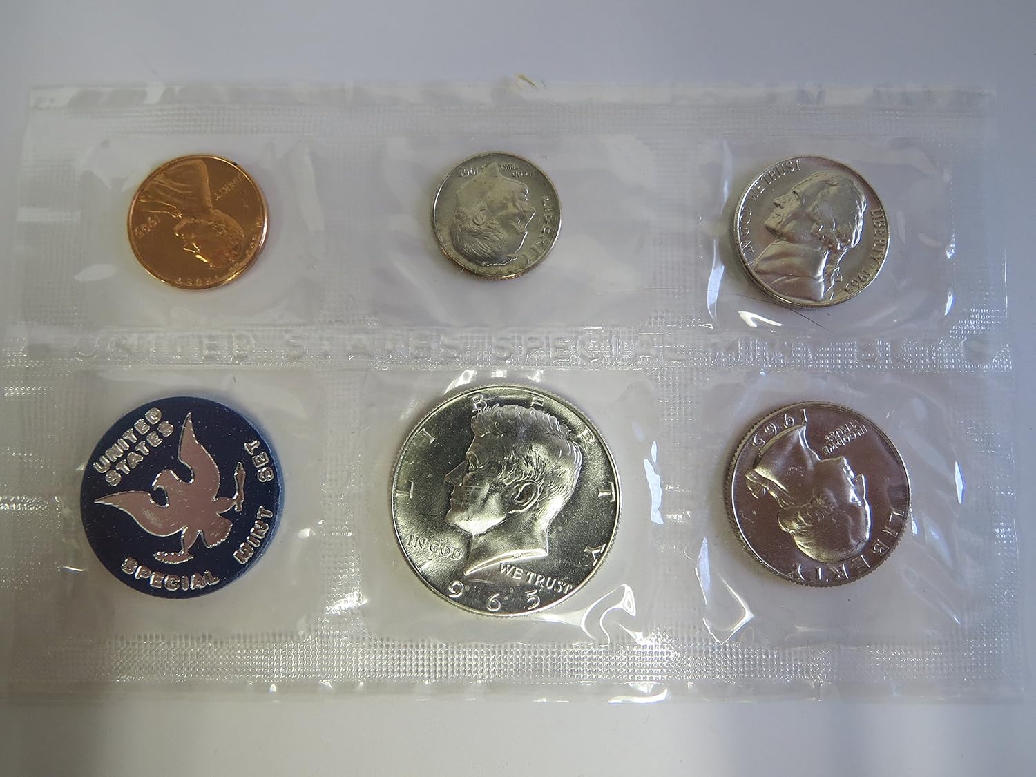 Amazon.com: 1965 Special US Mint Set in Original Mint Packaging - Price ...