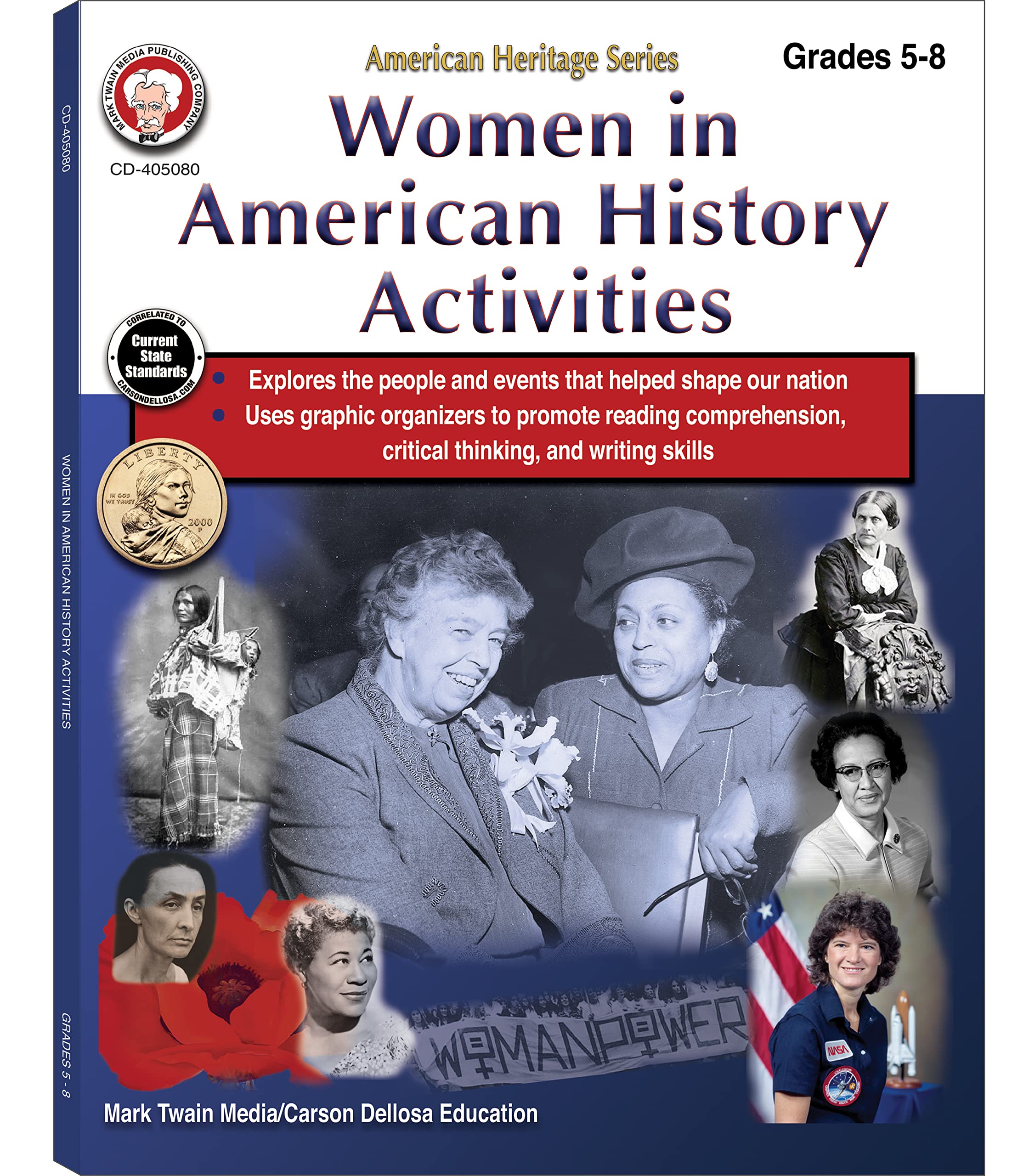 Women in American History Activities Workbook, 5th Grade Workbooks & Up ...
