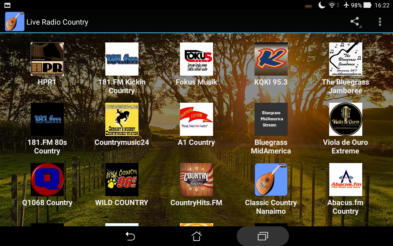 Live Radio Country - App on Amazon Appstore