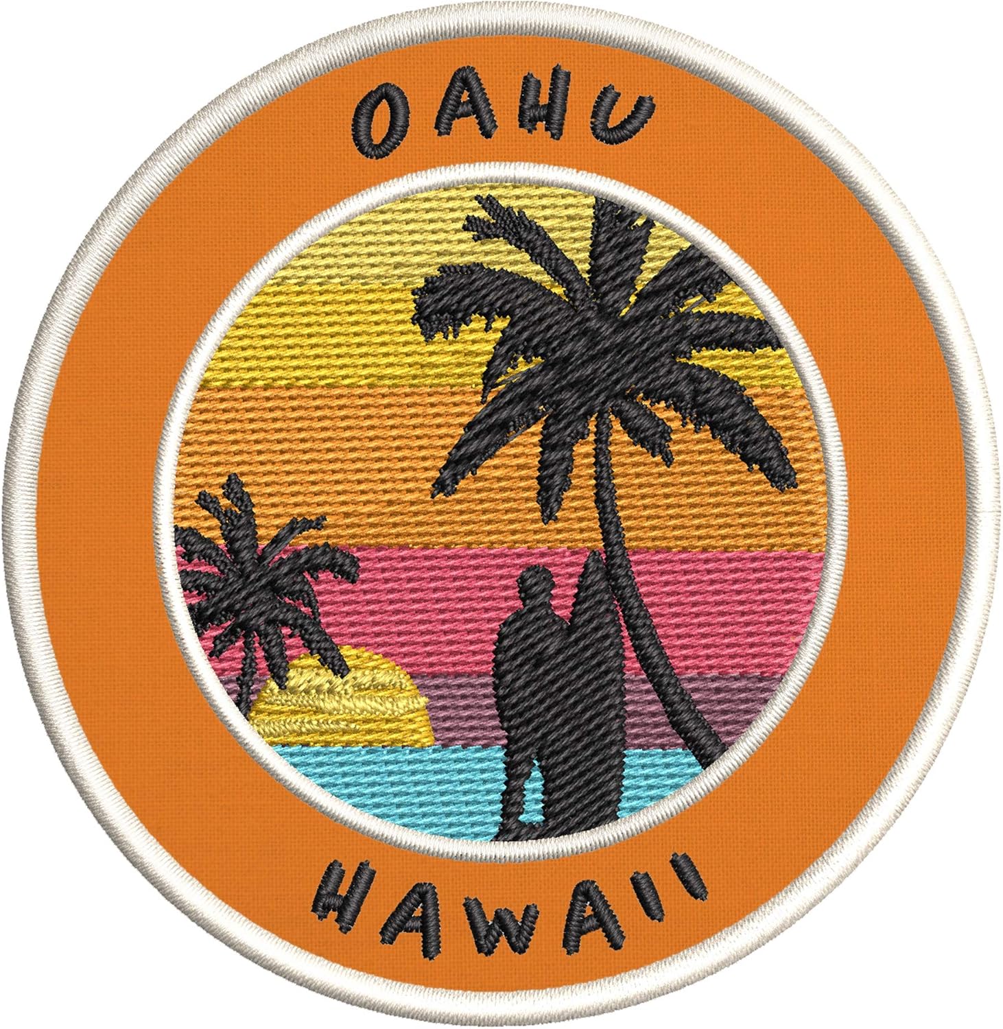 Amazon.com: Oahu, Hawaii Surfing Spot Embroidered Premium Patch DIY ...