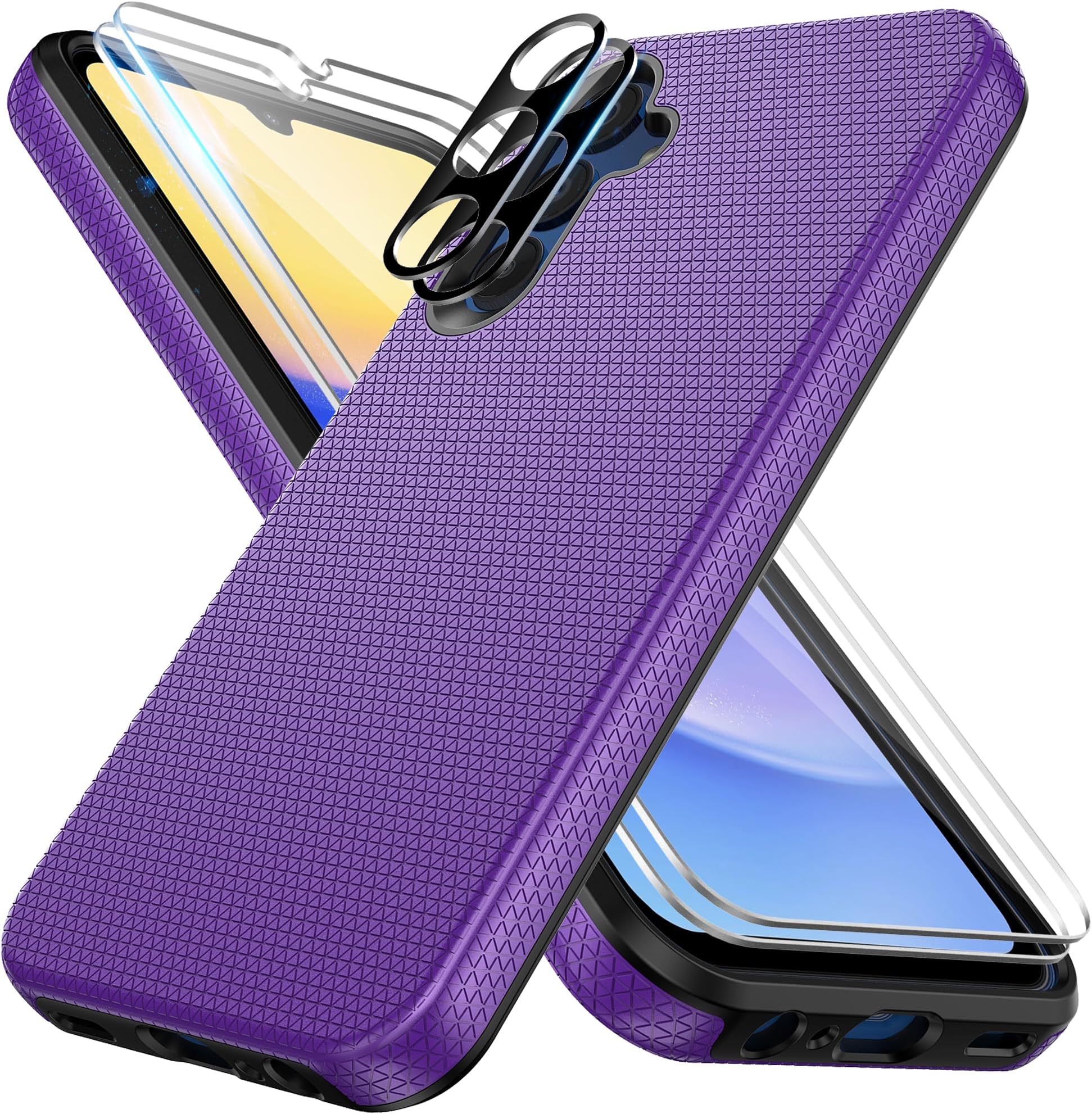 Amazon.com: FNTCASE for Samsung Galaxy A16-5G Case: Dual Layer ...