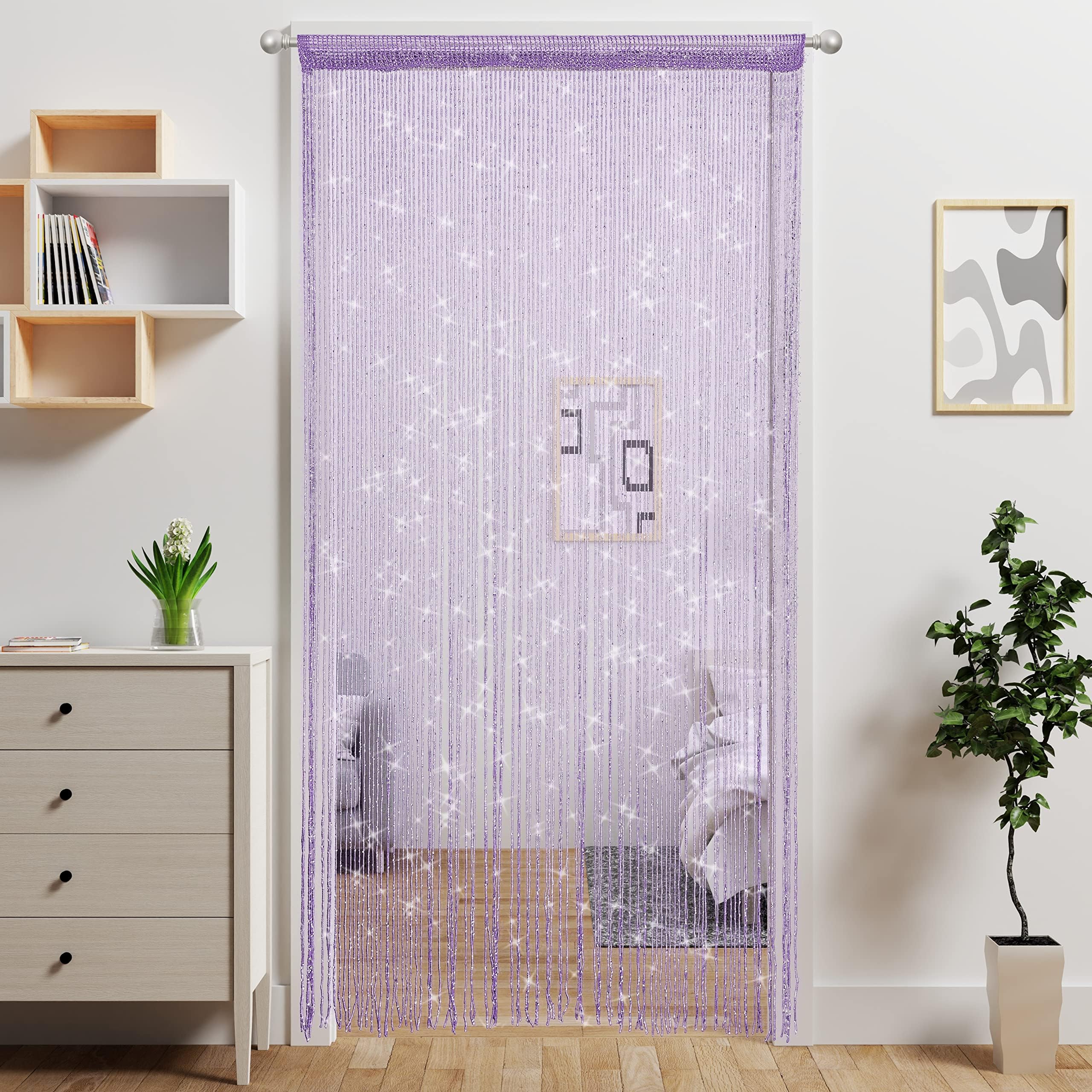 2 PCS Beaded Door Curtain 100 x 200cm Door Fly Screen Curtain, Fly ...