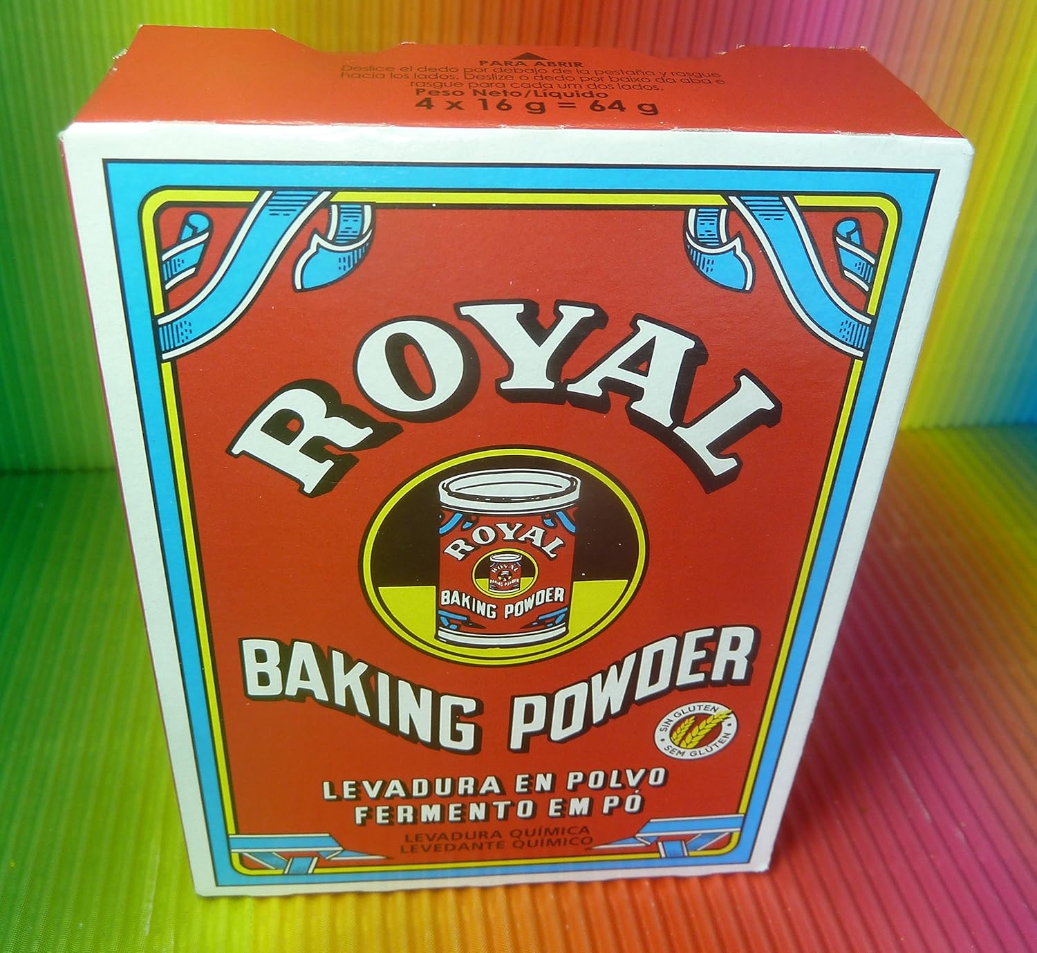 ROYAL BAKING POWDER 1 PACK 64g (4 SACHETS X 16g ) LEVADURA SOBRES ...