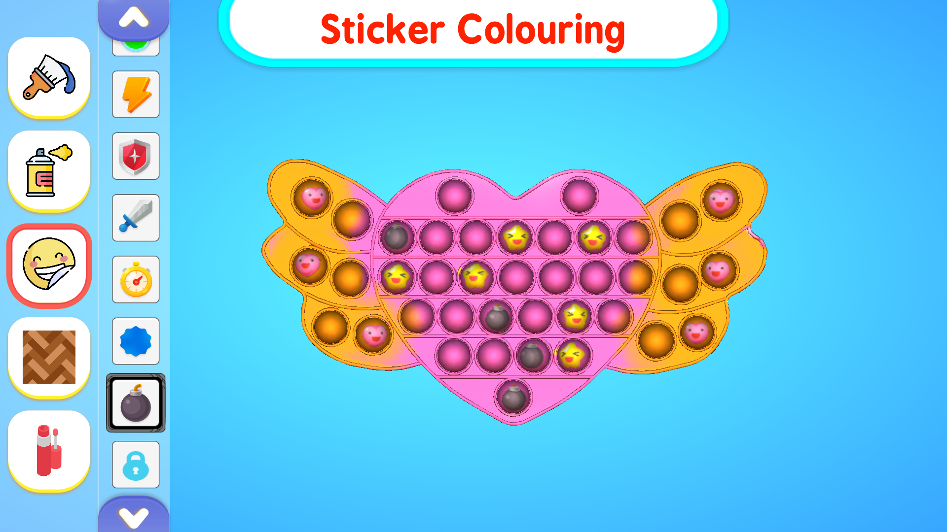 Popit 3D Antistress Colouring, Pop-It DIY Fidget Toys, Pages to colour ...