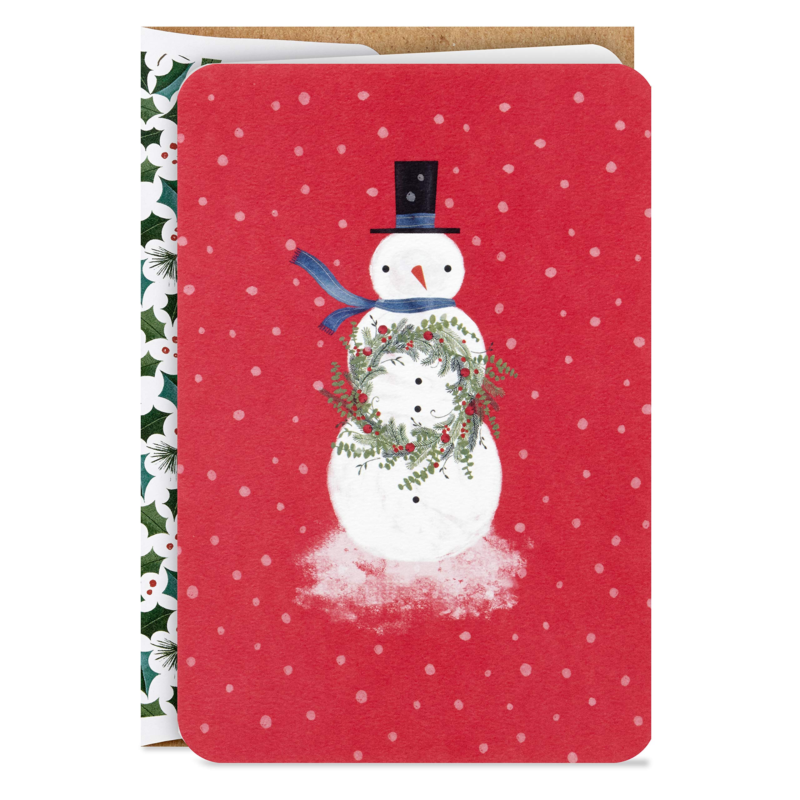 Amazon.com : Hallmark Boxed Christmas Cards, Snowman (16 Cards and 17 ...