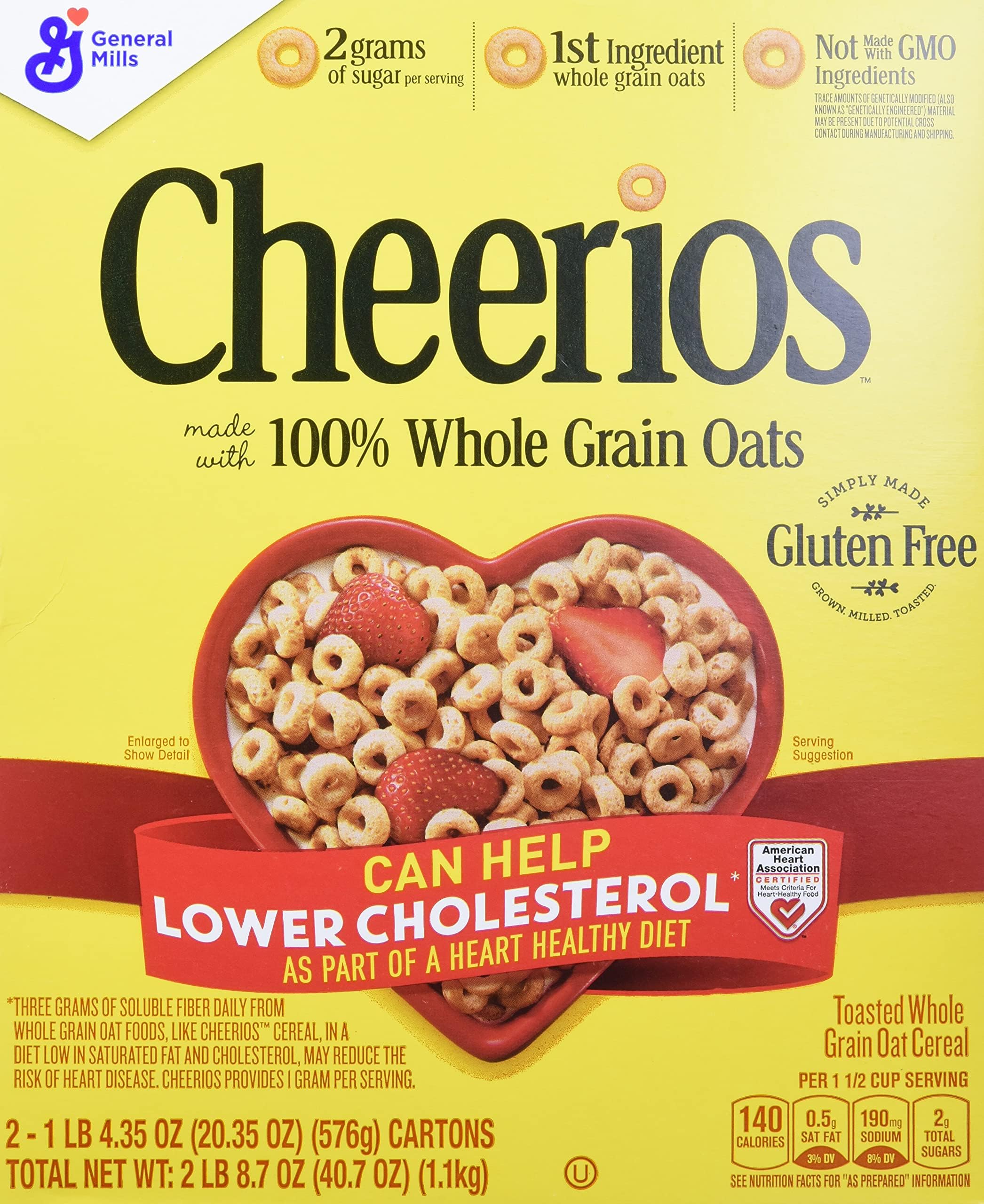 Amazon.com: Cheerios Multi Grain Cheerios Heart Healthy Cereal, 18 OZ ...