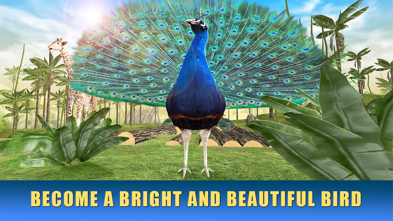 Peacock Life Simulator 3D: Bird Survival Game | Peafowl Animal Fighting ...