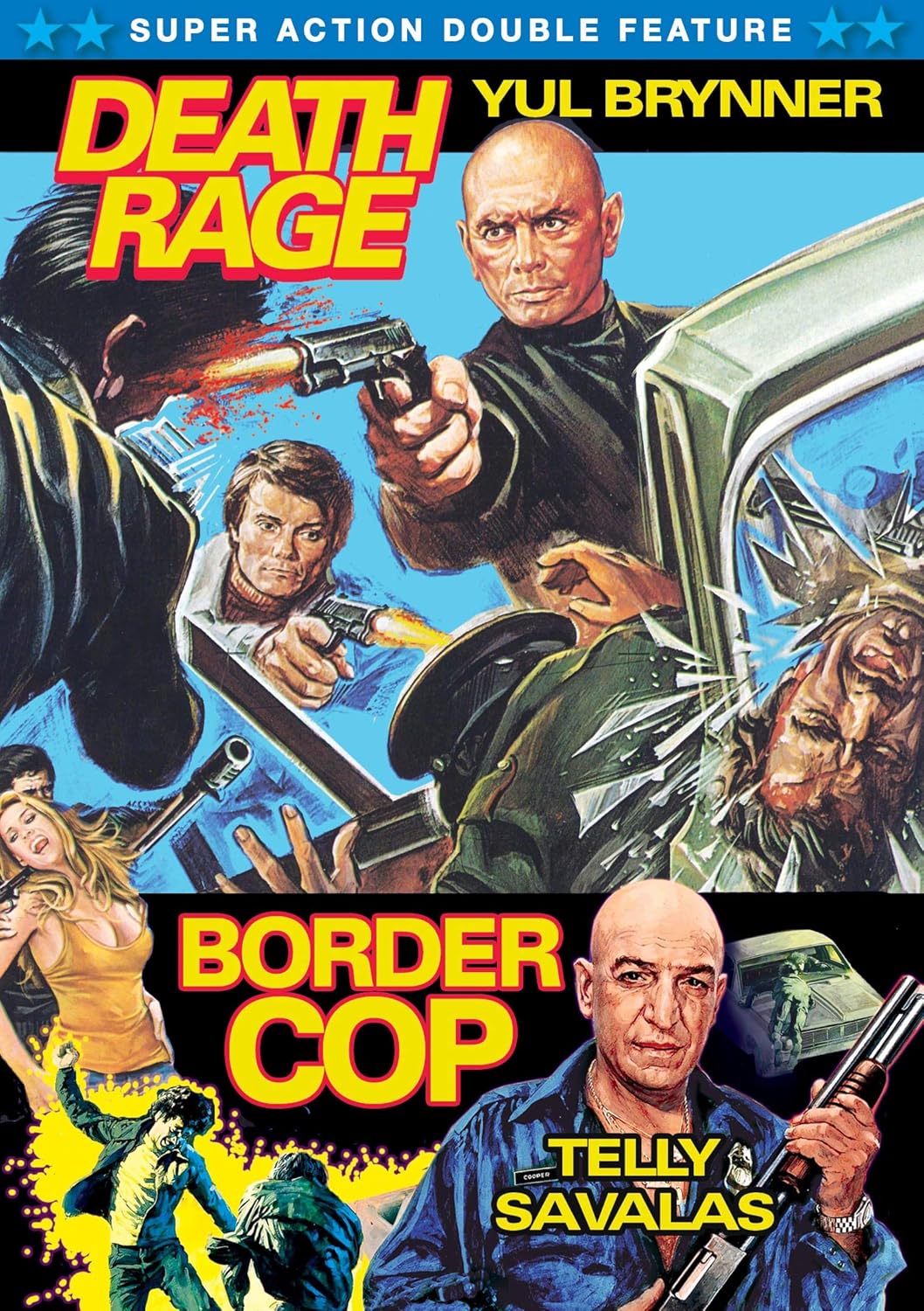 Amazon.com: Death Rage (1976) / Border Cop (1979) [DVD] : Yul Brynner ...